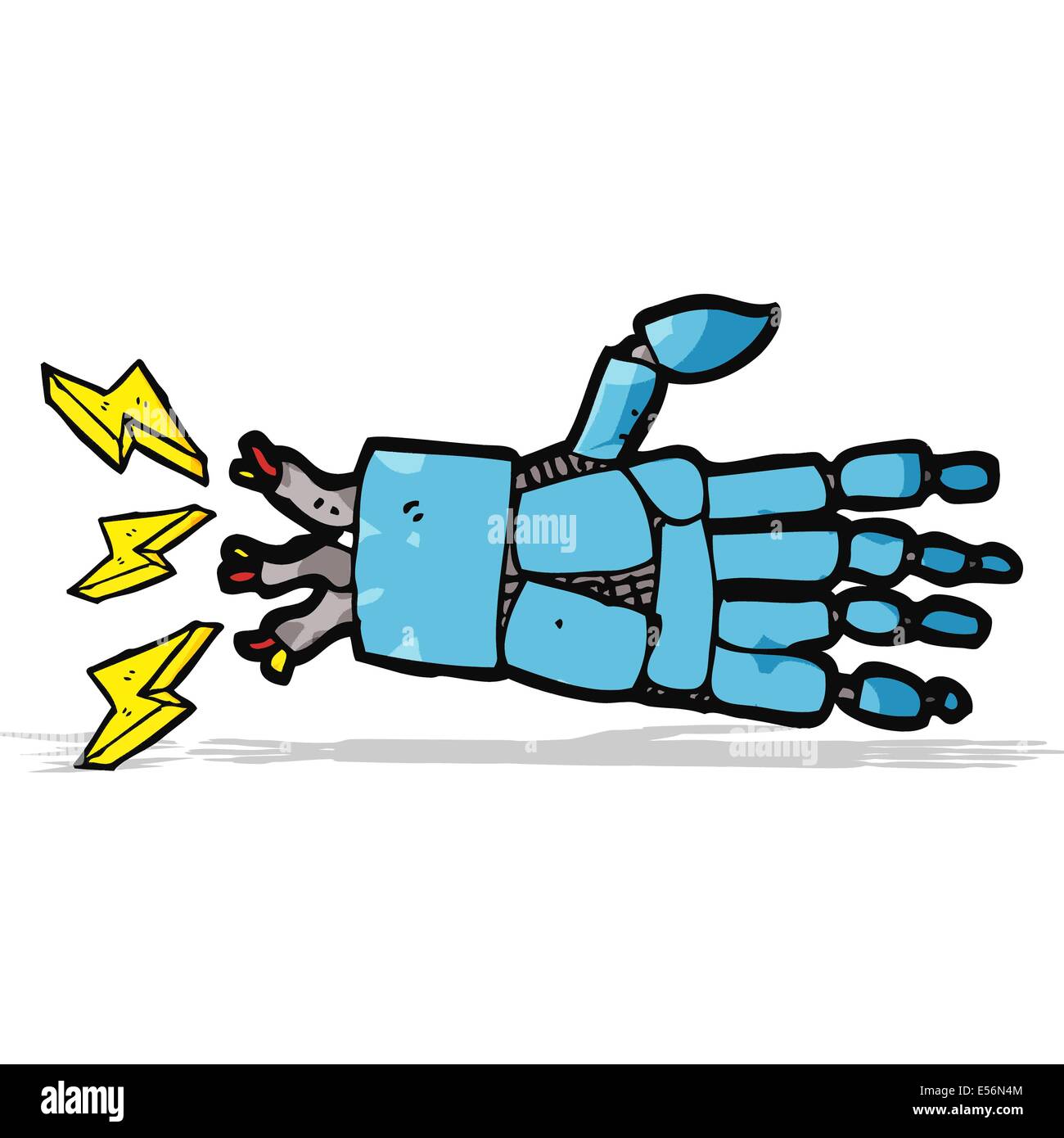cartoon robot hand Stock Vector Image & Art - Alamy