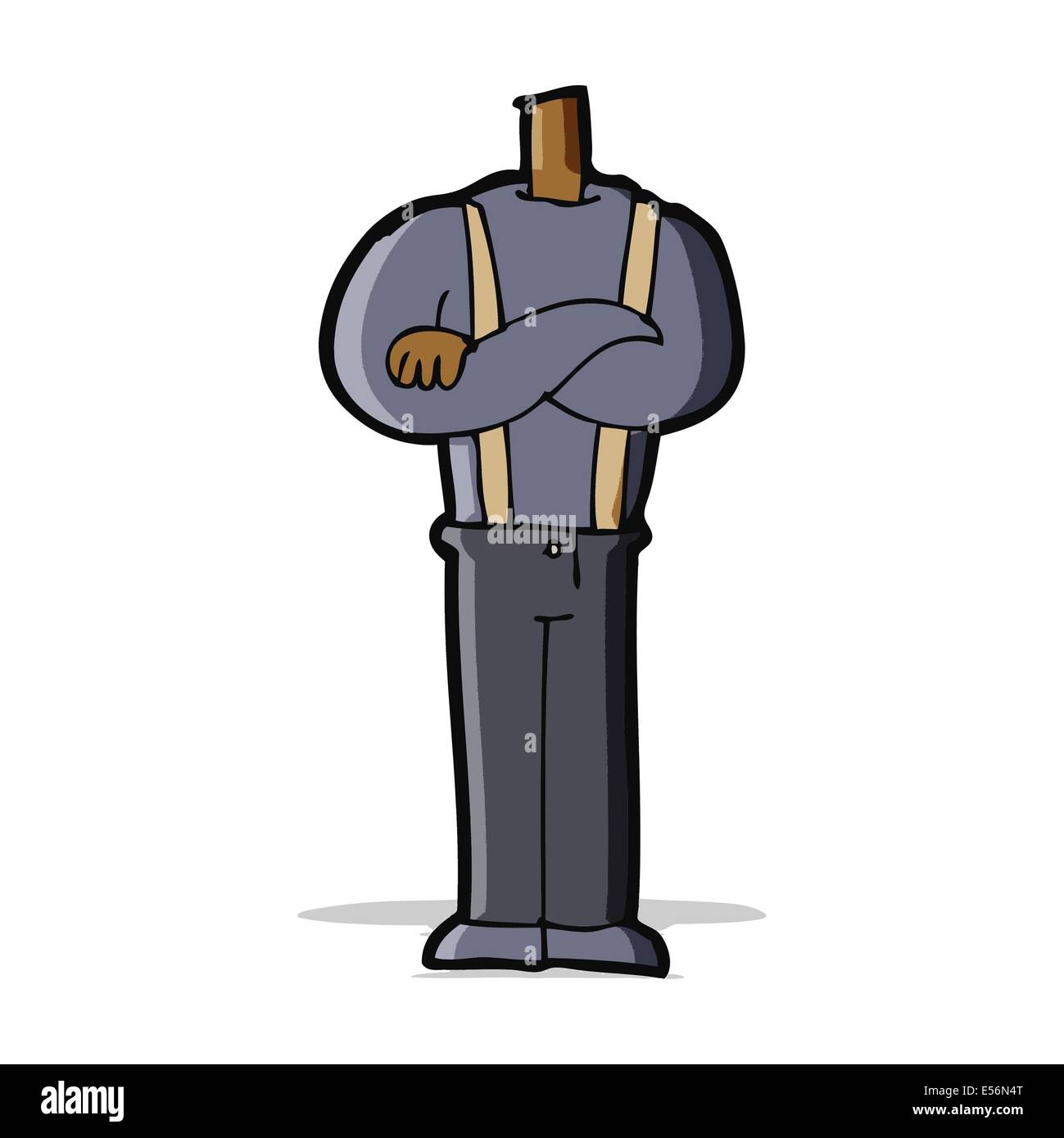 cartoon body with folded arms (mix and match cartoons or add own photos ...