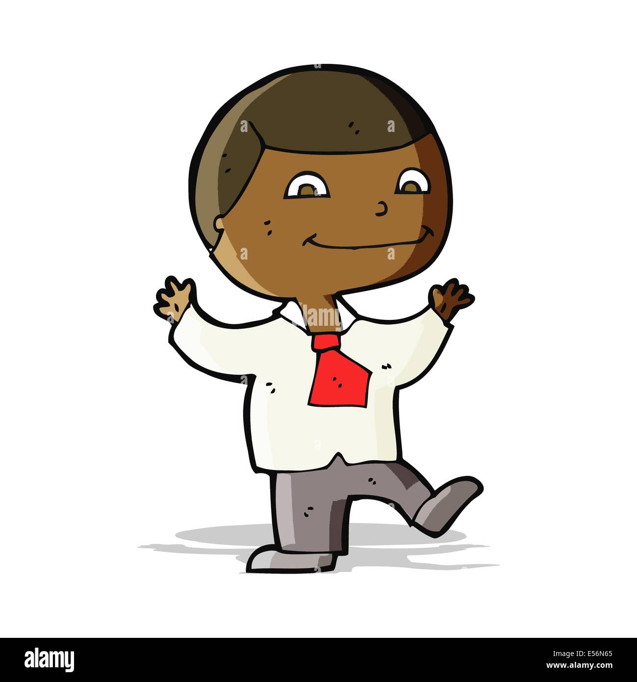 cartoon happy boy Stock Vector Image & Art - Alamy