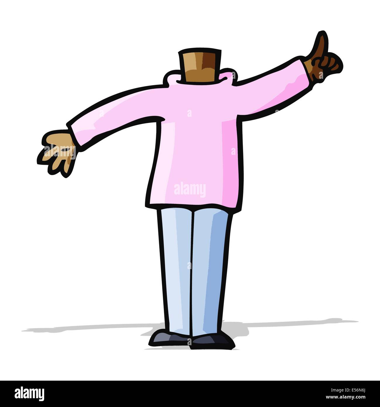 Cartoon Bodies Without Heads
