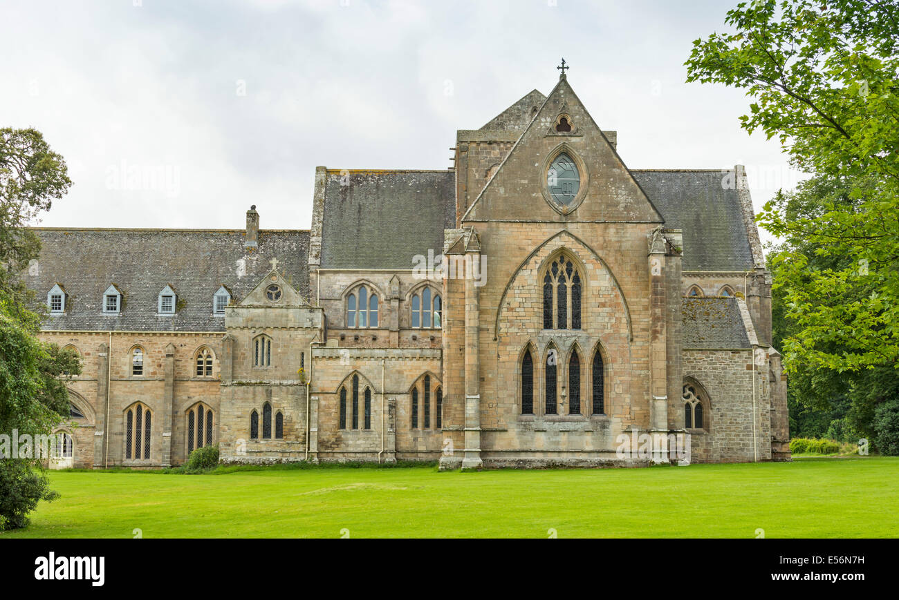 PLUSCARDEN BENEDICTINE ABBEY MAIN ASPECT NEAR ELGIN MORAY SCOTLAND ...