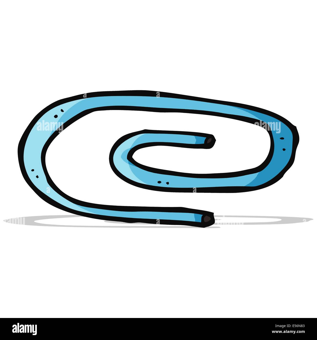 Cartoon paperclip Cut Out Stock Images & Pictures - Alamy