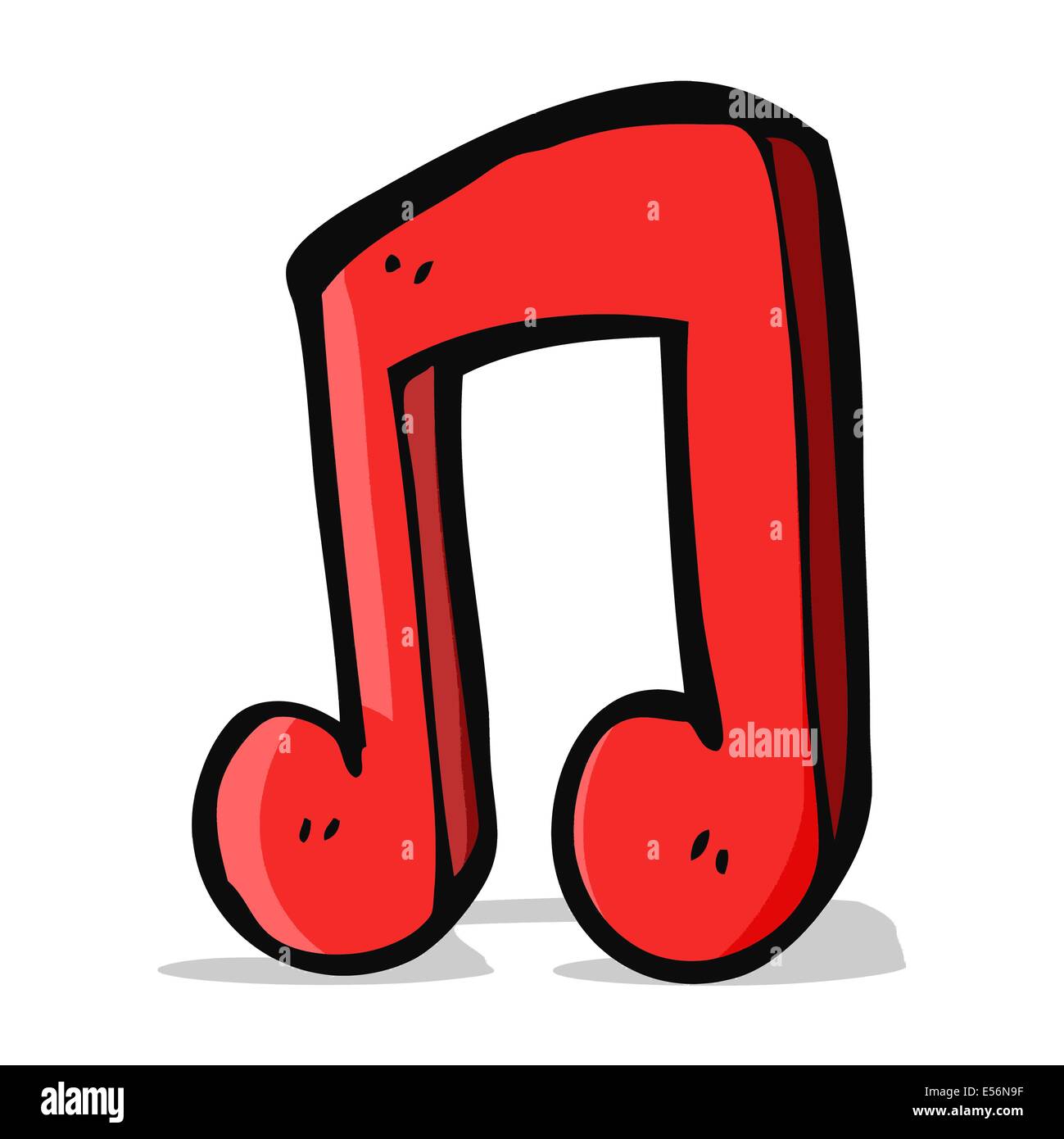 cartoon musical note Stock Vector Image & Art - Alamy