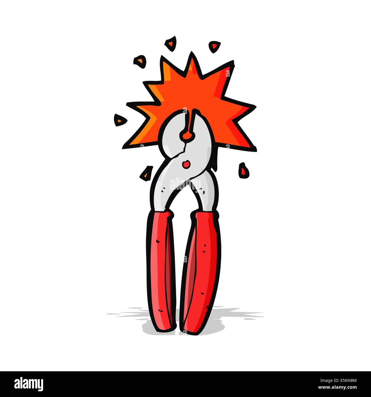 Cartoon pliers Stock Vector Images - Alamy