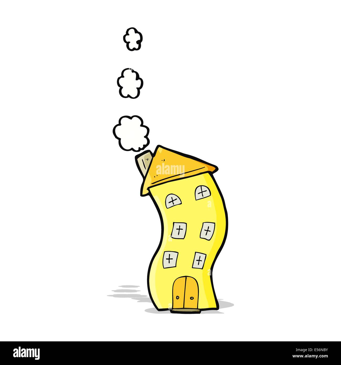 funny cartoon house Stock Vector Image & Art - Alamy