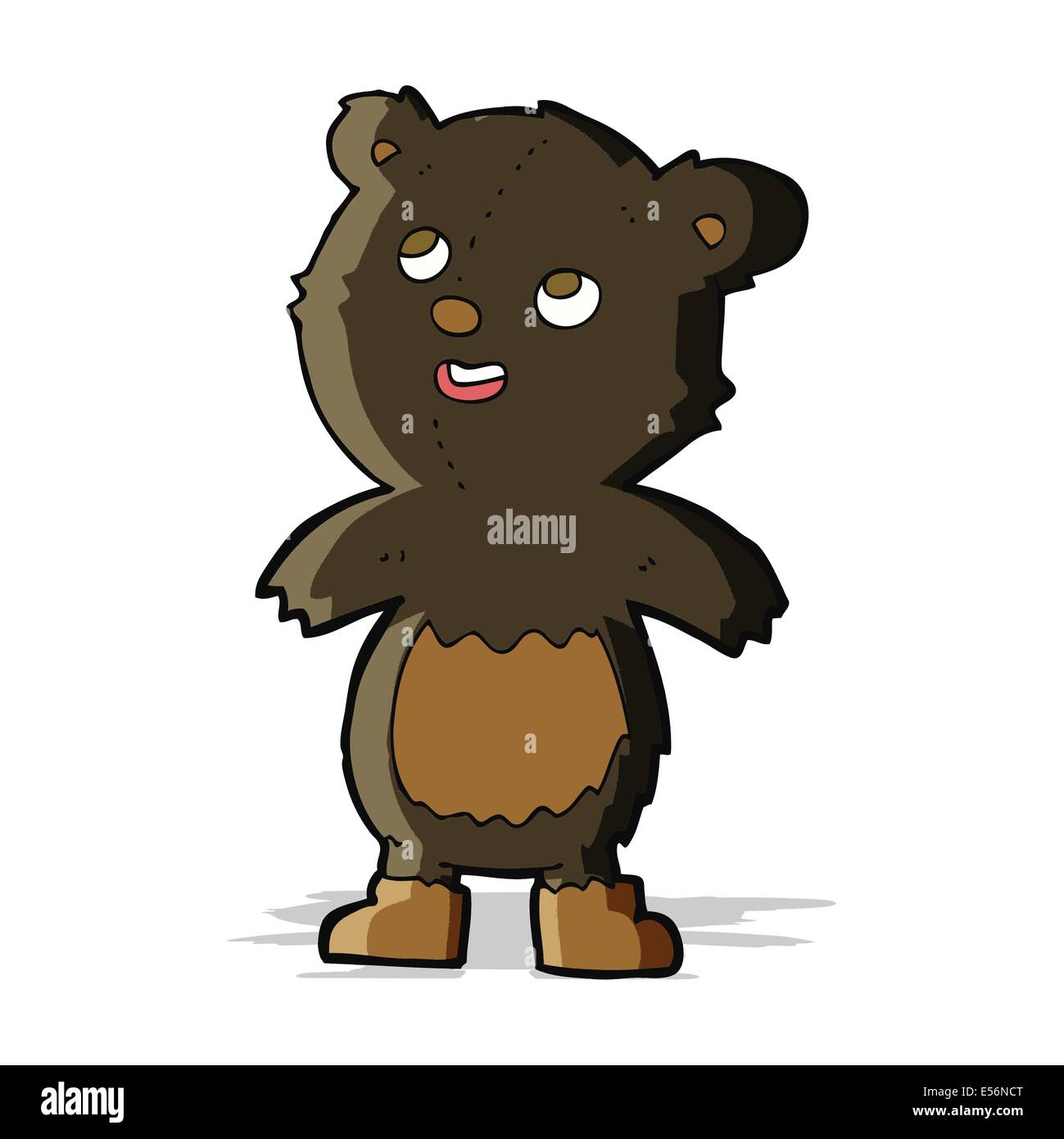 cartoon black bear Stock Vector Image & Art - Alamy