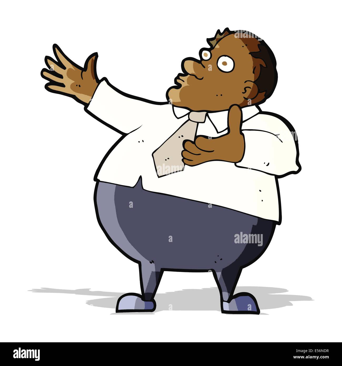 cartoon exasperated middle aged man Stock Vector Image & Art - Alamy