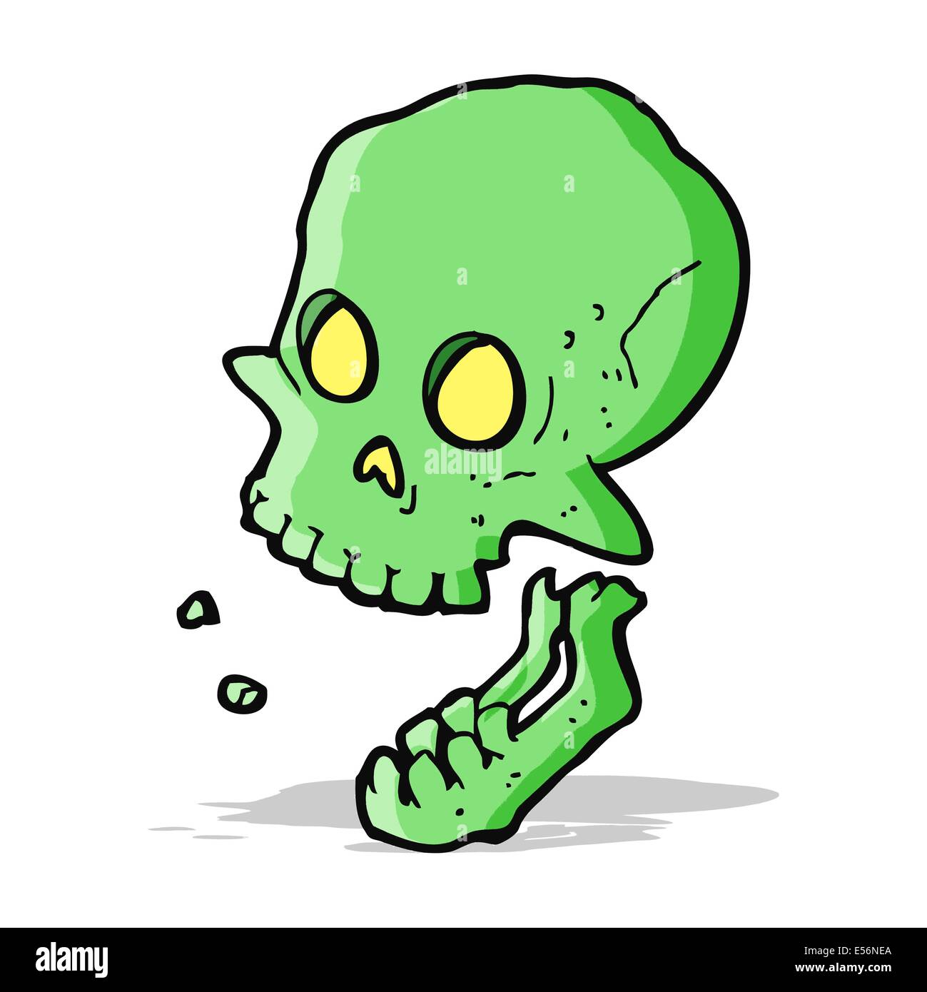 Laughing skull illustration Cut Out Stock Images & Pictures - Alamy