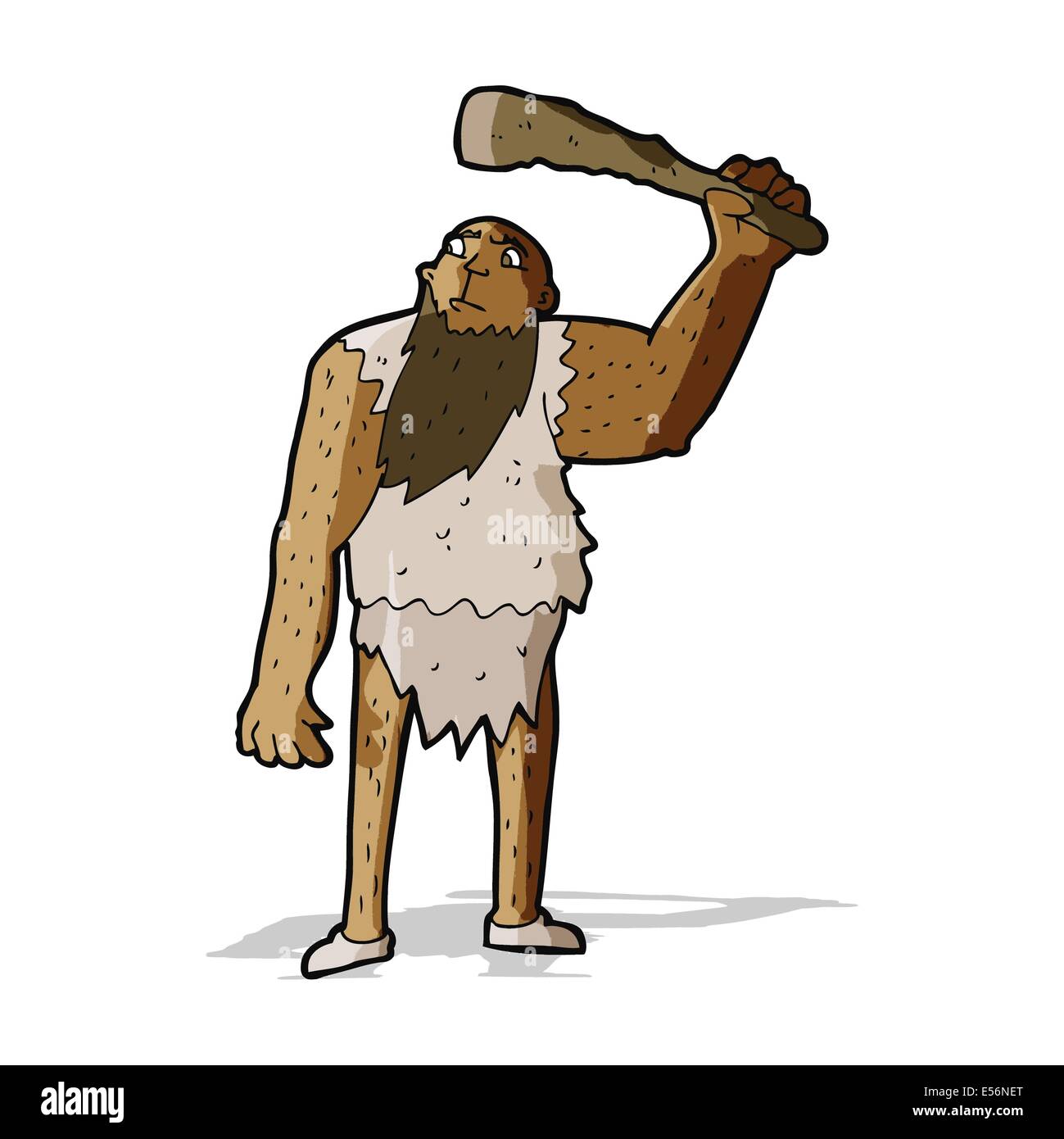 Cute cave man cartoon Cut Out Stock Images & Pictures - Alamy