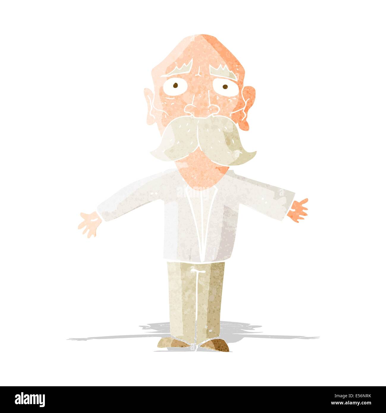 Cartoon disappointed old man hi-res stock photography and images - Alamy