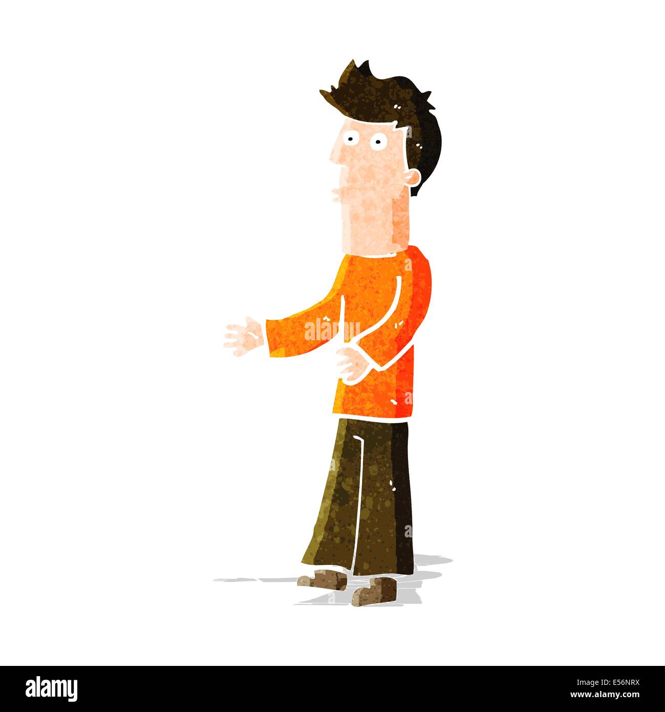 cartoon man explaining Stock Vector Image & Art - Alamy