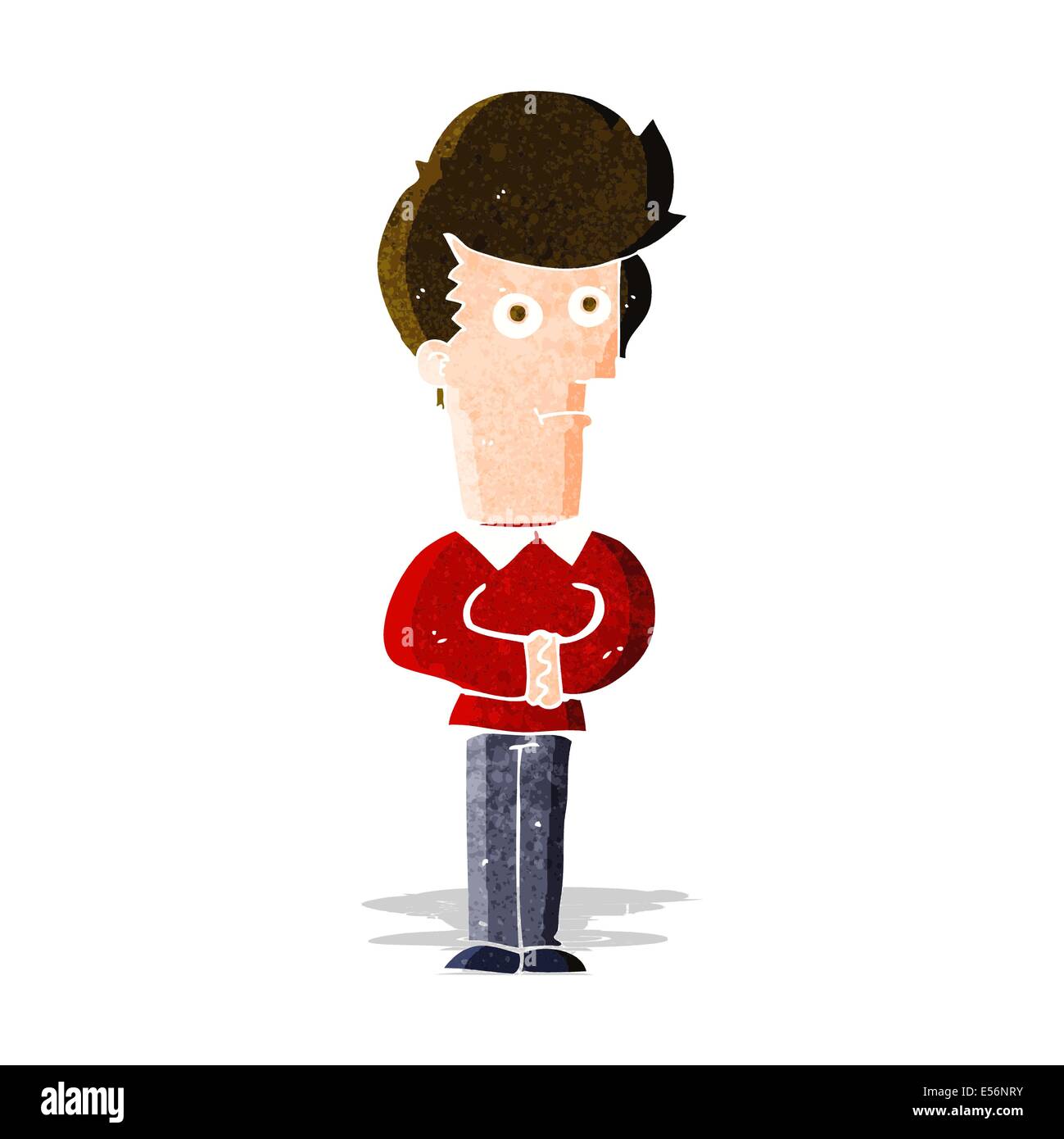 cartoon man staring Stock Vector Image & Art - Alamy