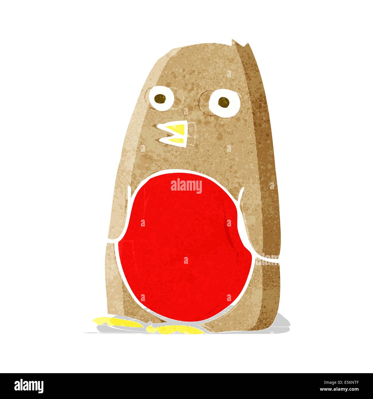 Retro robin Cut Out Stock Images & Pictures - Alamy