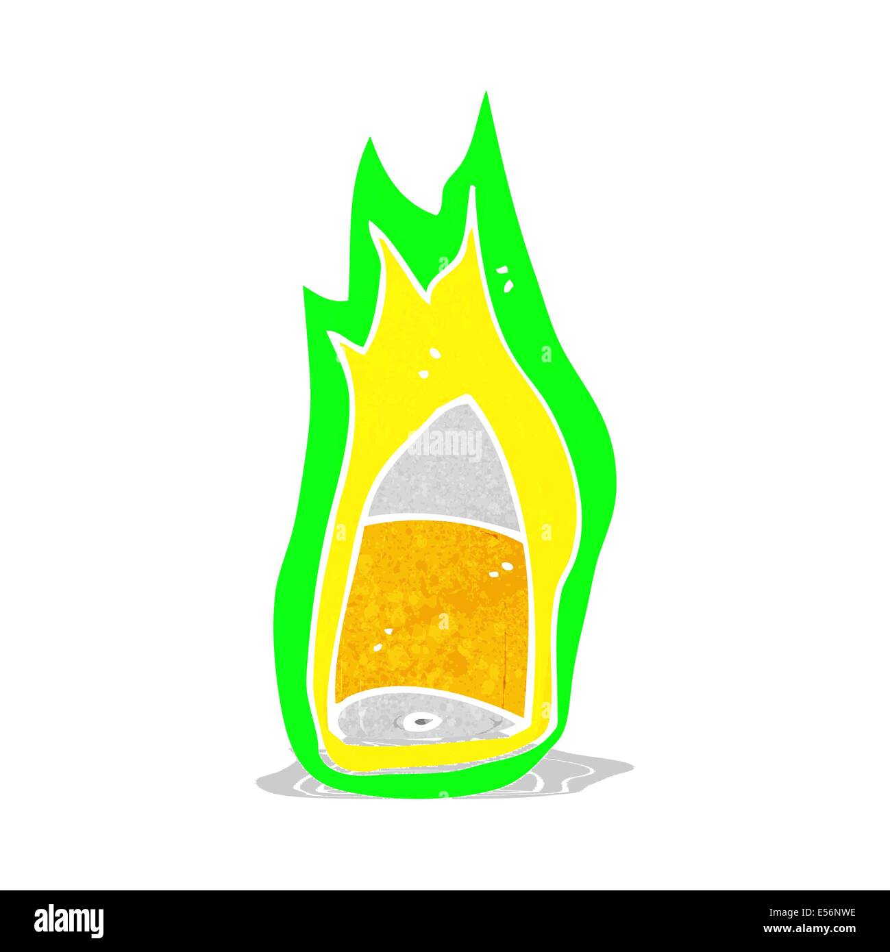cartoon flaming bullet Stock Vector Image & Art - Alamy