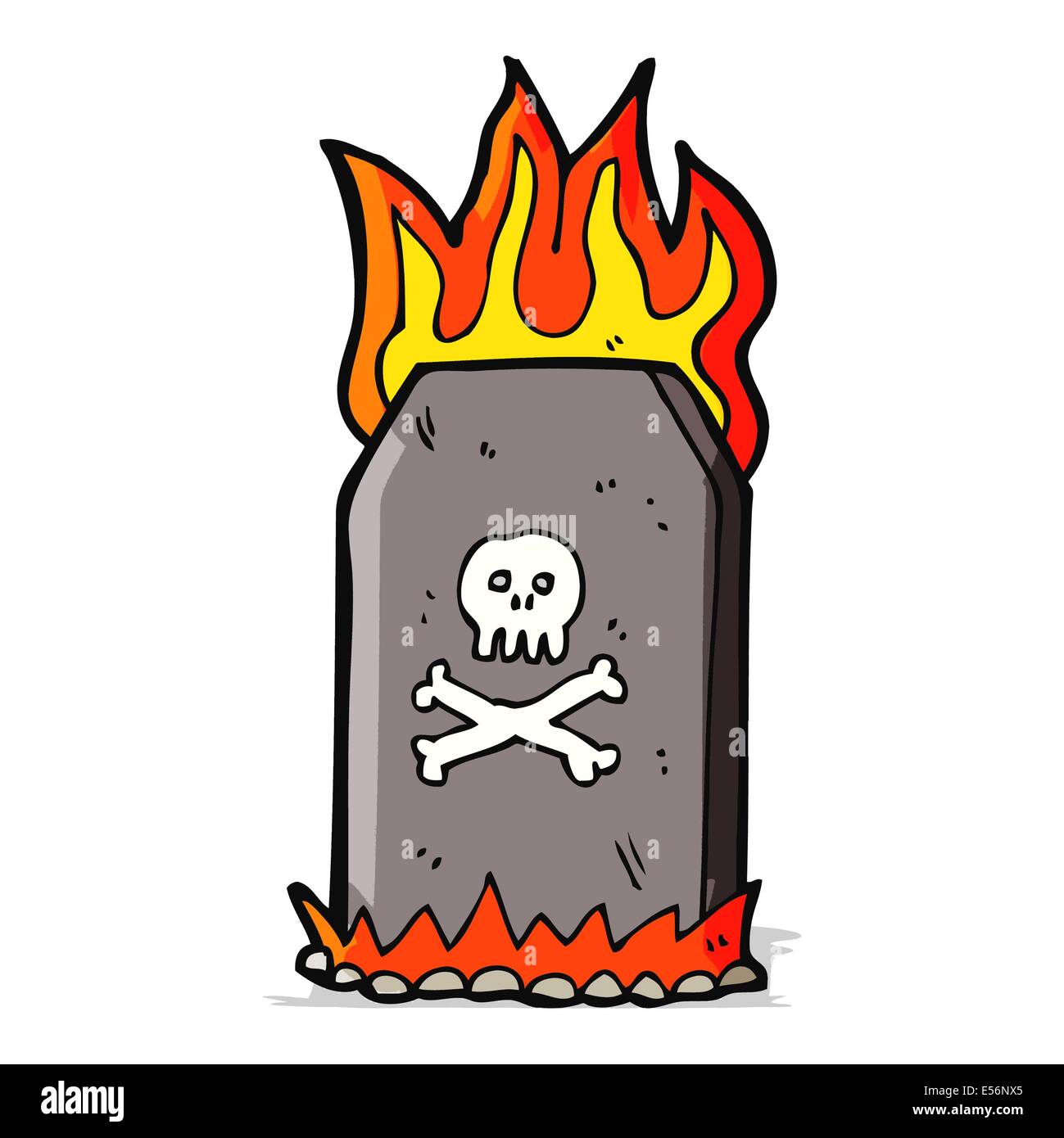 cartoon spooky grave Stock Vector Image & Art - Alamy