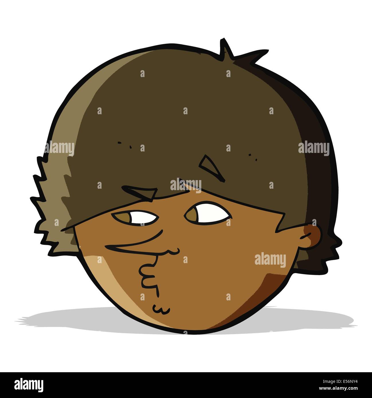 cartoon suspicious man Stock Vector Image & Art - Alamy