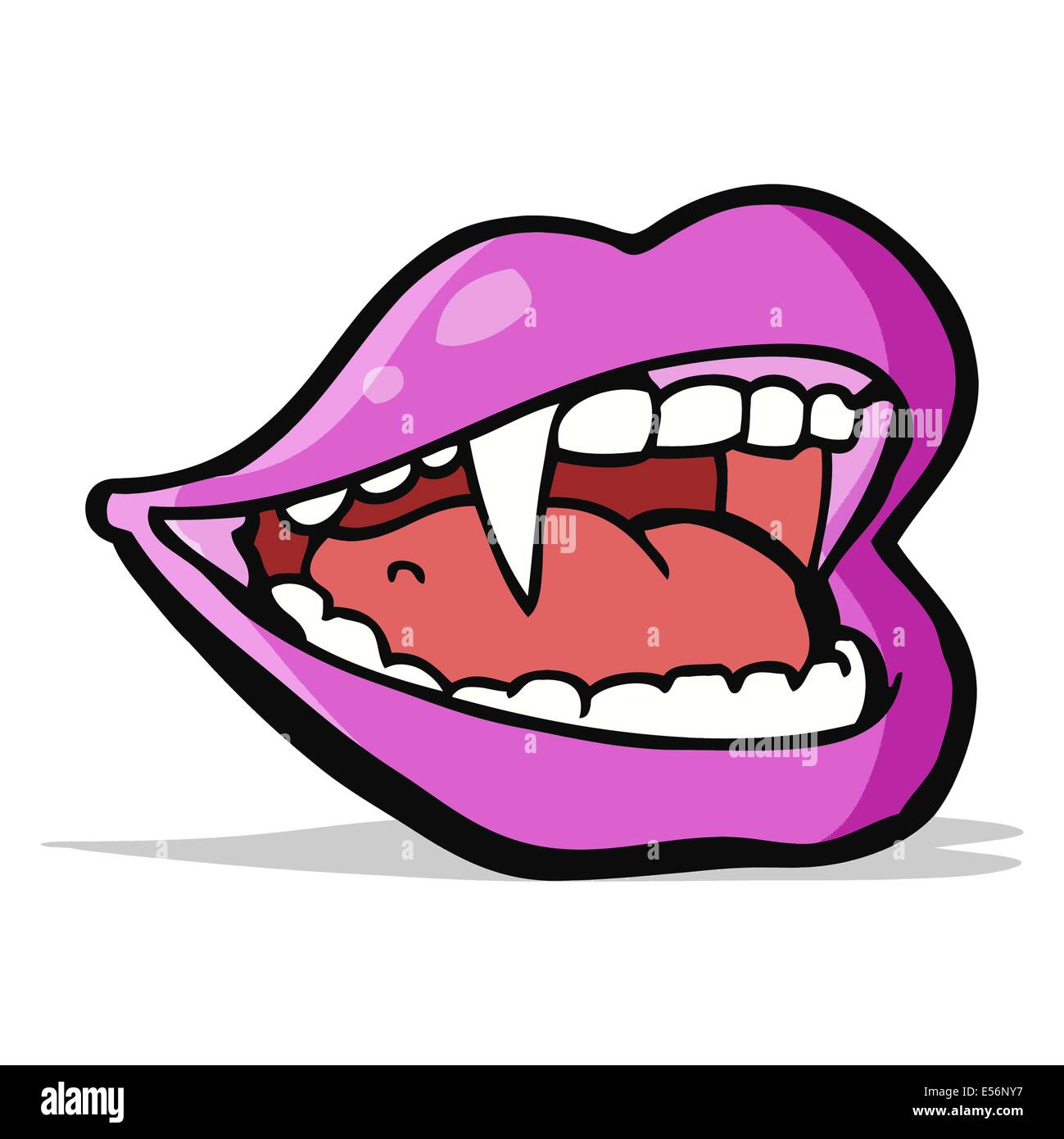 Vampire mouth fangs vector hi-res stock photography and images - Alamy