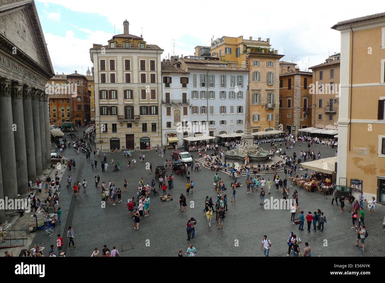 The Pantheon, or St. Mary and the Martyrs Church, in Piazza della ...