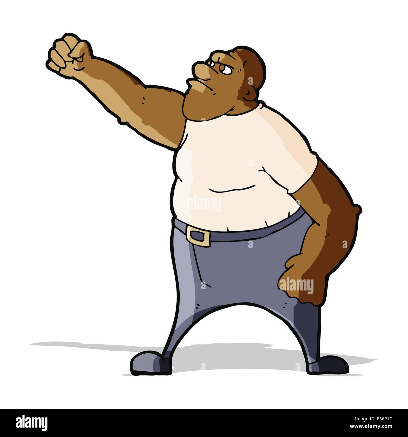 The brute man Stock Vector Images - Alamy