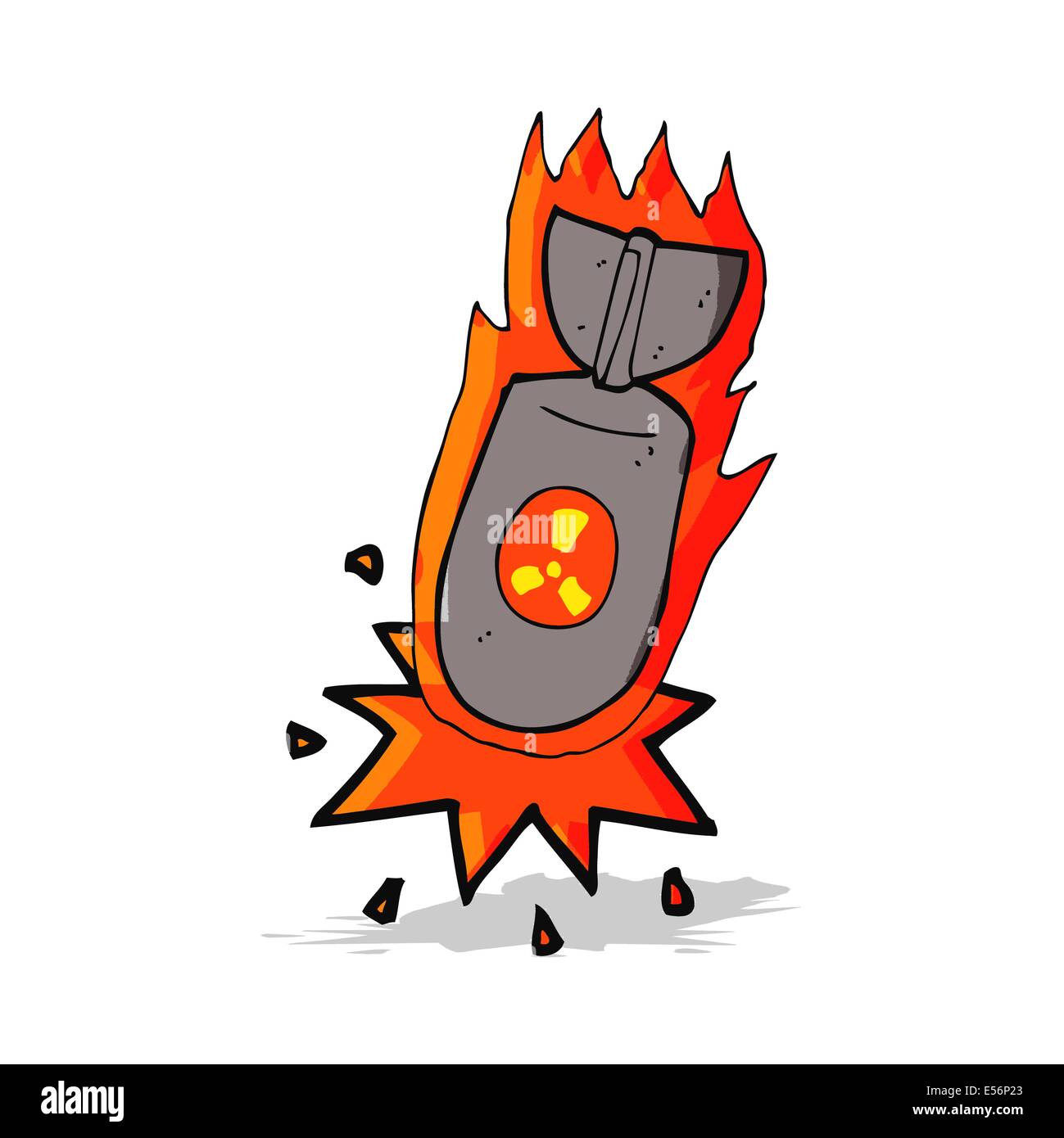cartoon atom bomb Stock Vector Image & Art - Alamy