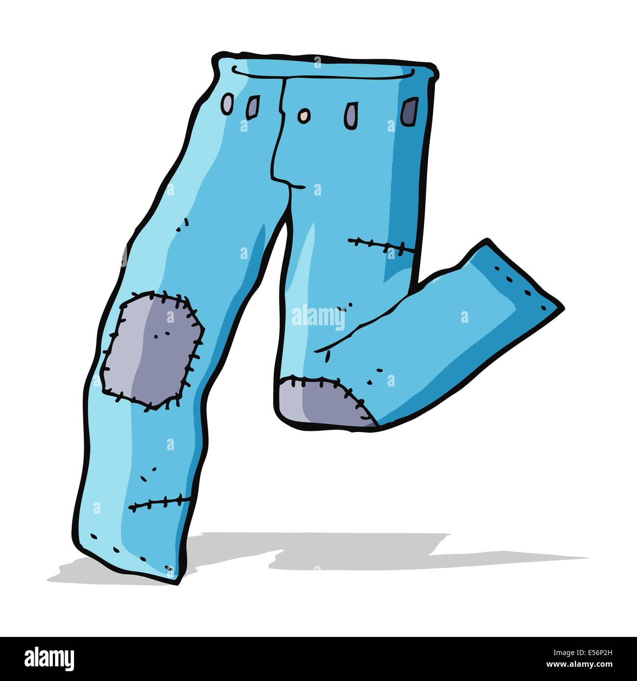 Patched jeans hi-res stock photography and images - Alamy