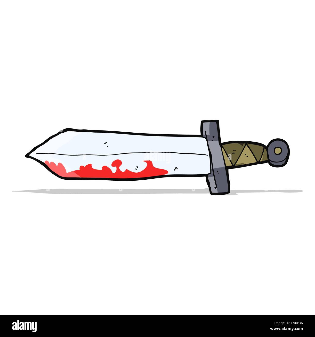 cartoon bloody sword Stock Vector Image & Art - Alamy