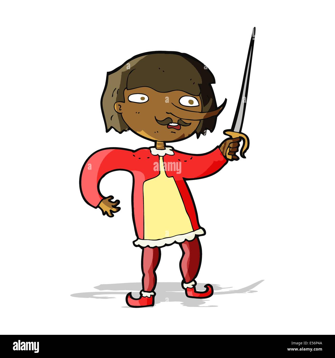 cartoon man with sword Stock Vector Image & Art - Alamy