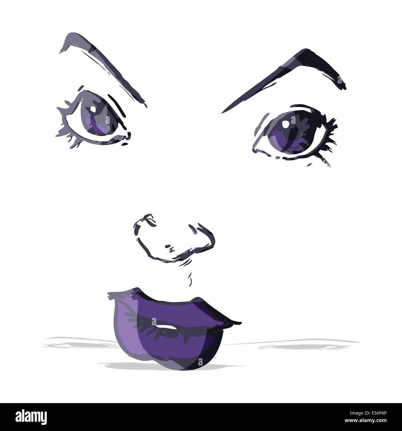 cartoon comic book face Stock Vector Image & Art - Alamy