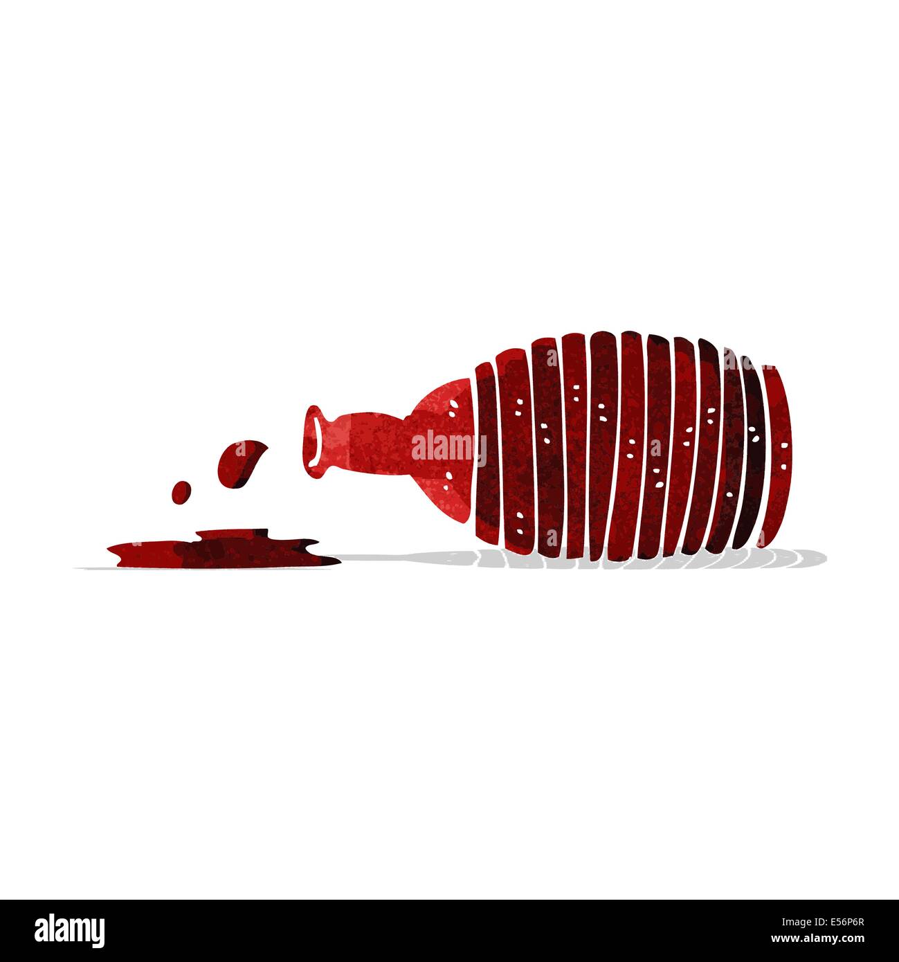 Spilled drink cartoon Cut Out Stock Images & Pictures - Alamy