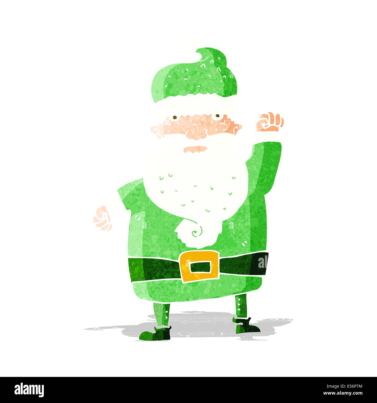 cartoon angry santa claus Stock Vector Image & Art - Alamy