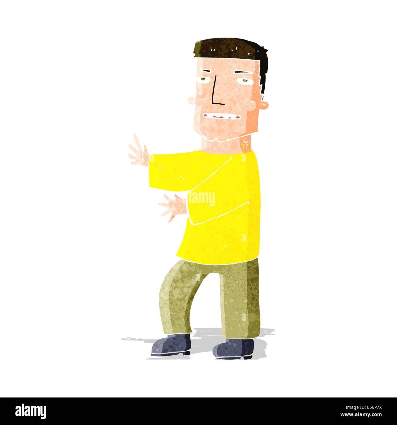 cartoon man gesturing Stock Vector Image & Art - Alamy