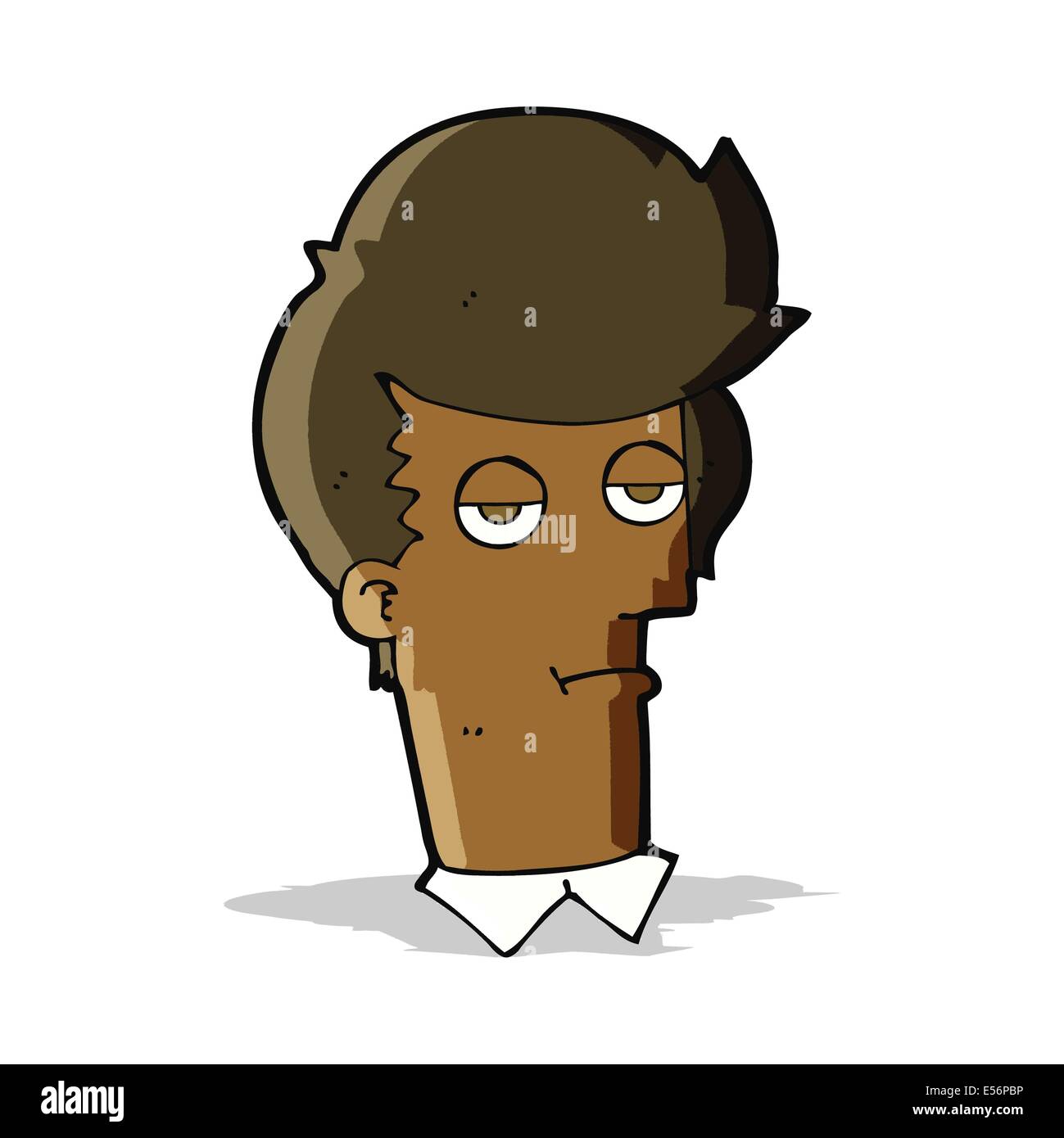 cartoon bored man Stock Vector Image & Art - Alamy