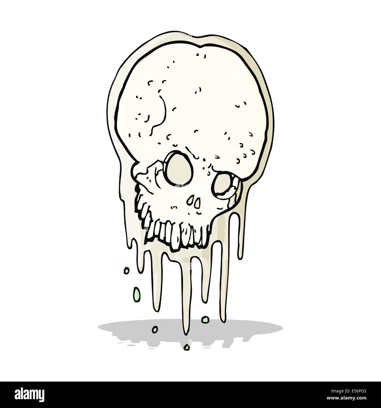 cartoon scary skull Stock Vector Image & Art - Alamy