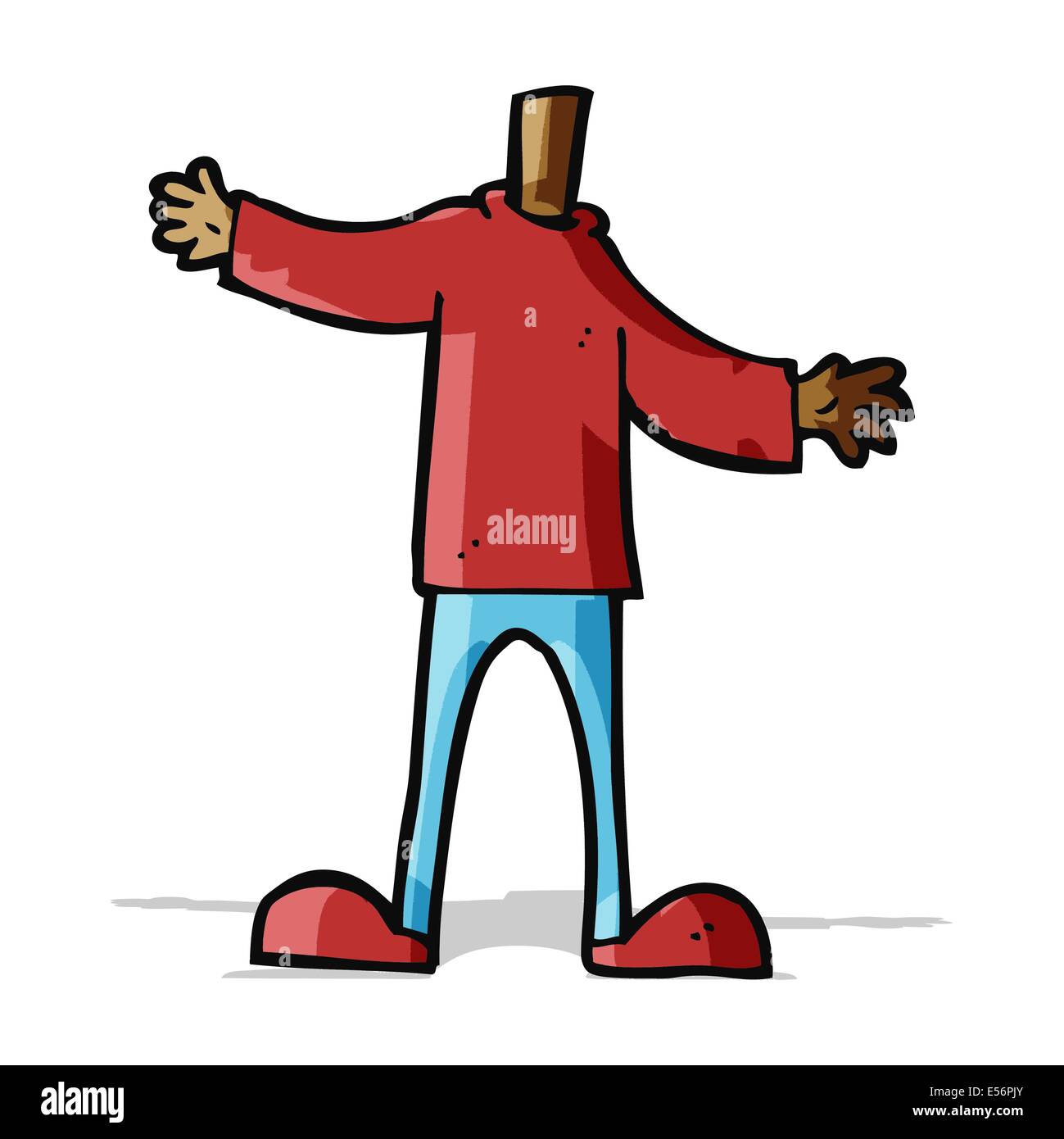cartoon body (mix and match cartoons or add your own photo head Stock ...