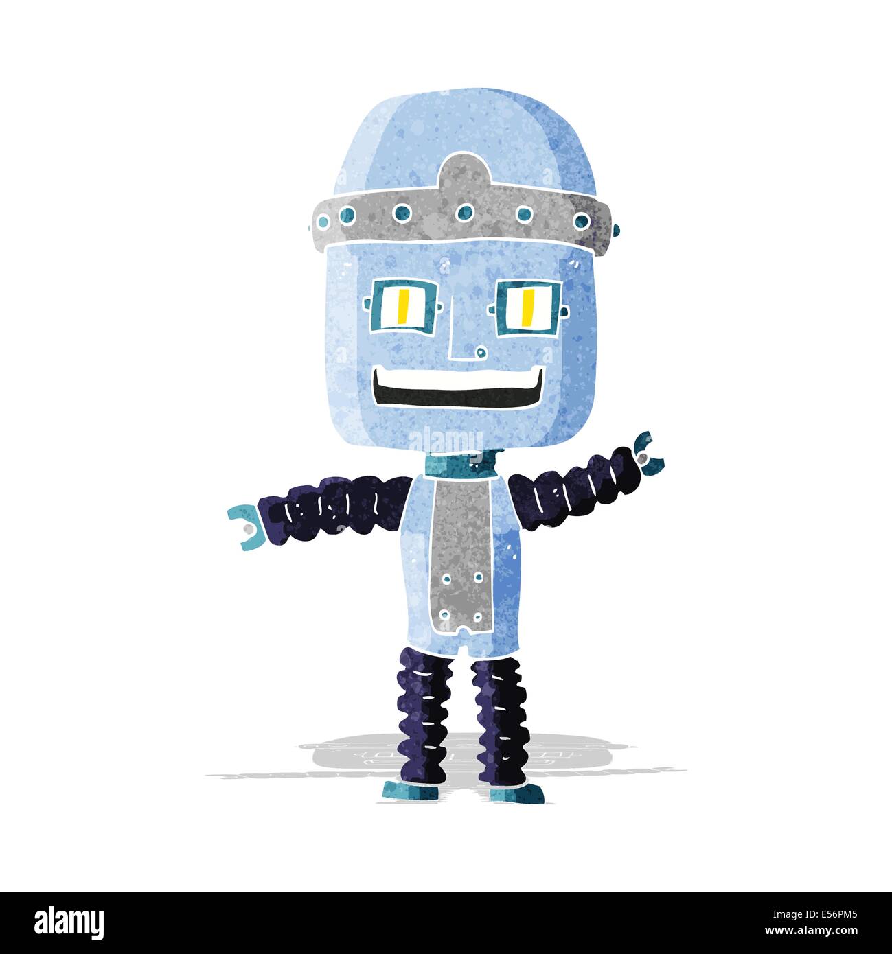 cartoon waving robot Stock Vector Image & Art - Alamy