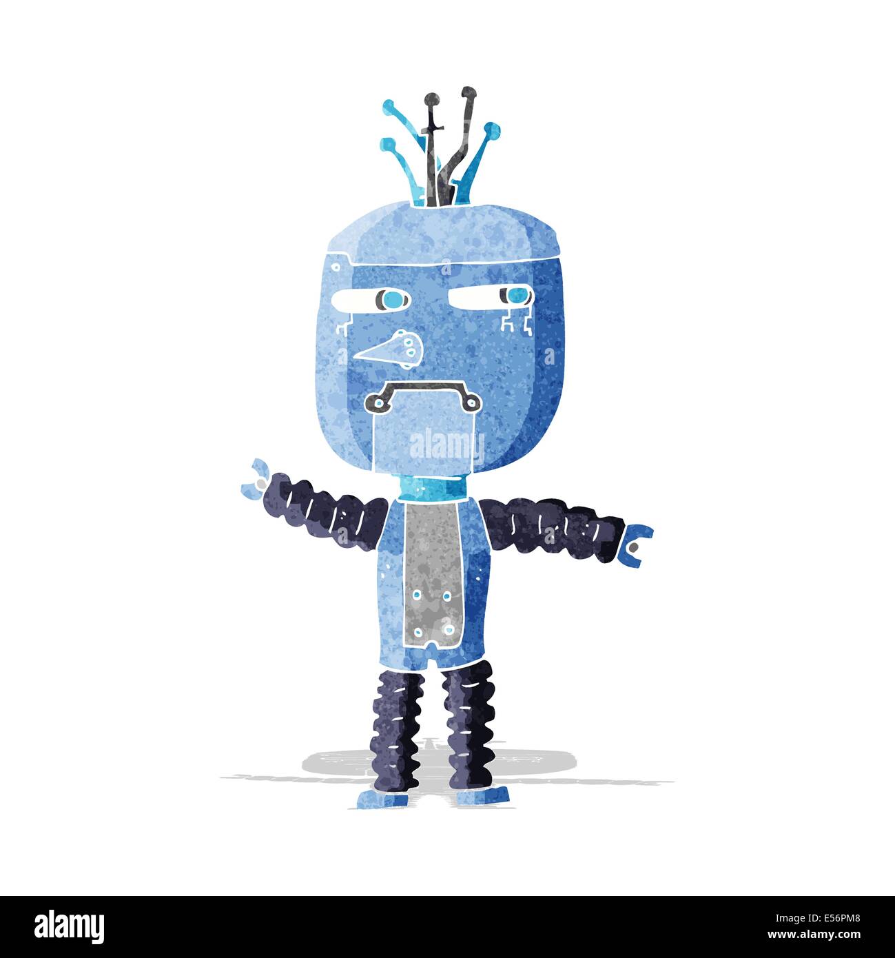 cartoon waving robot Stock Vector Image & Art - Alamy