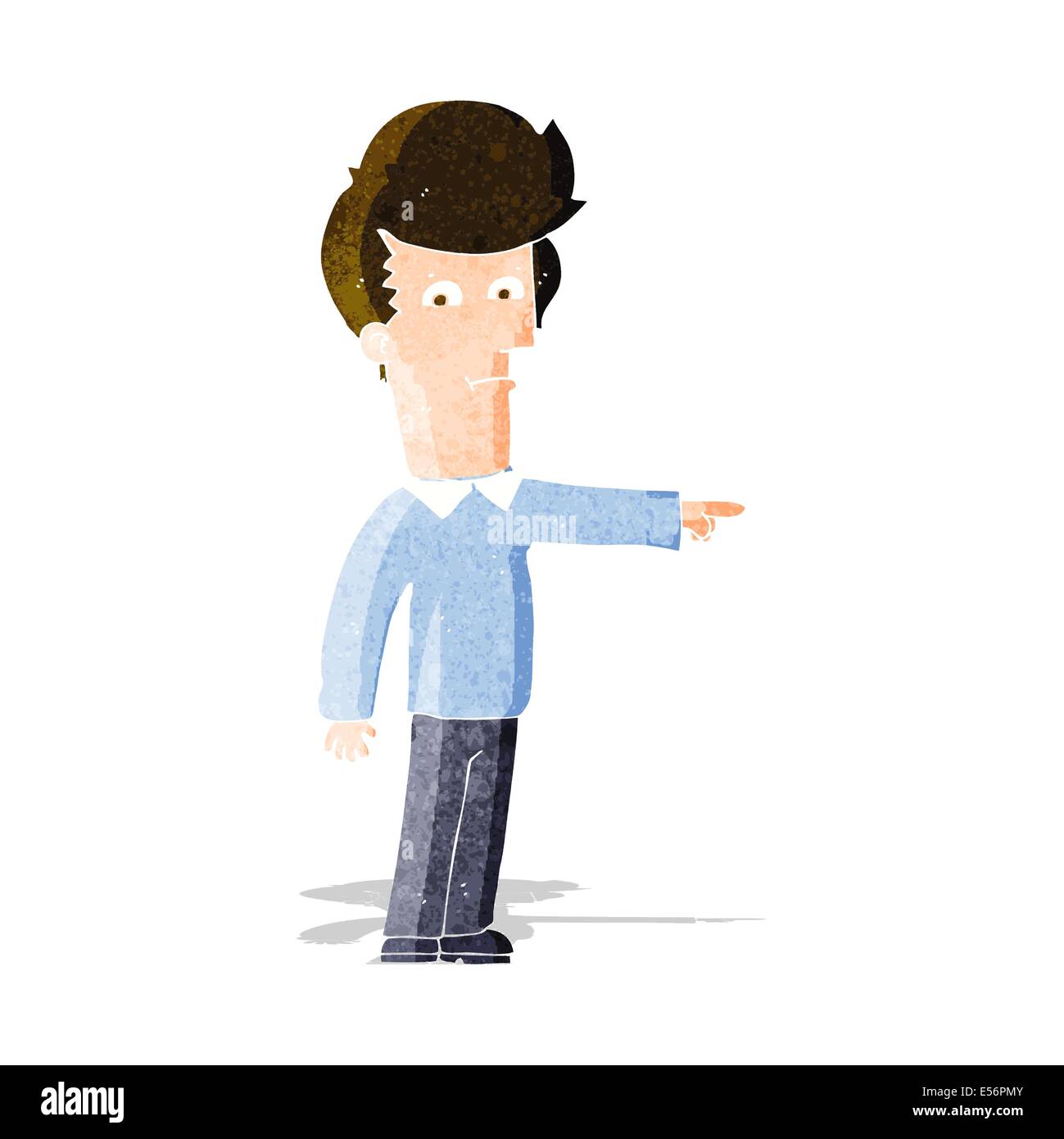 cartoon man pointing Stock Vector Image & Art - Alamy