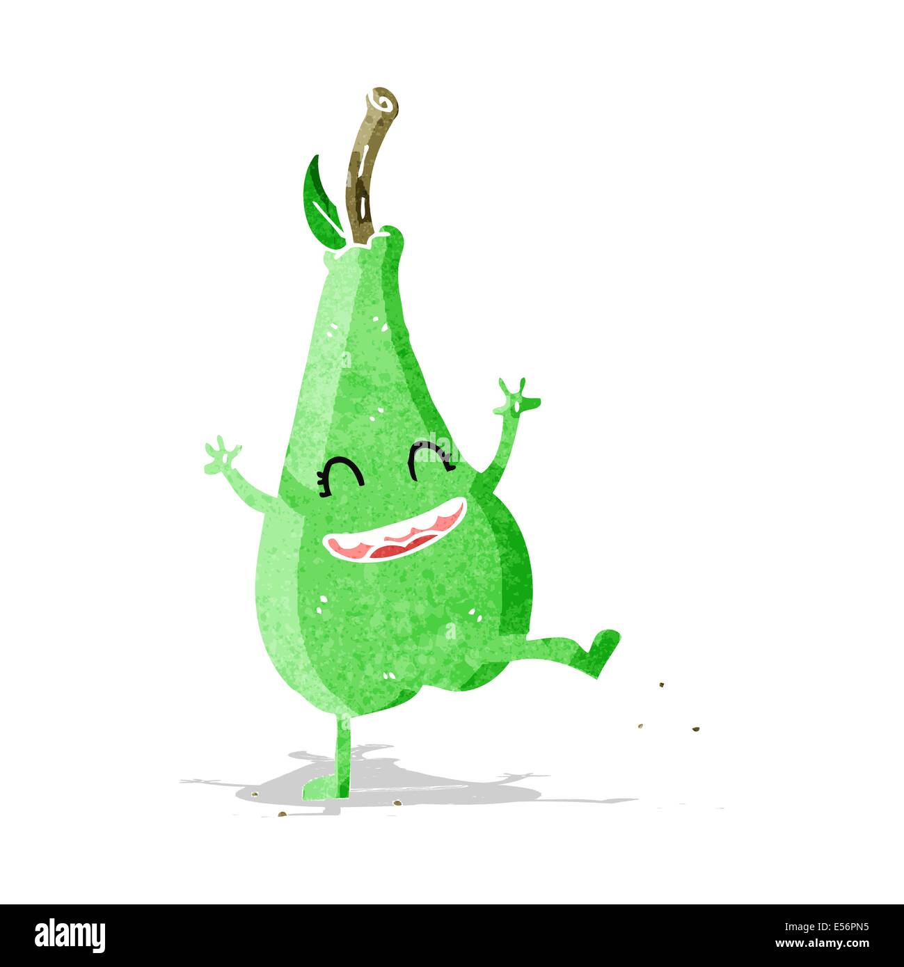 cartoon happy dancing pear Stock Vector Image & Art - Alamy
