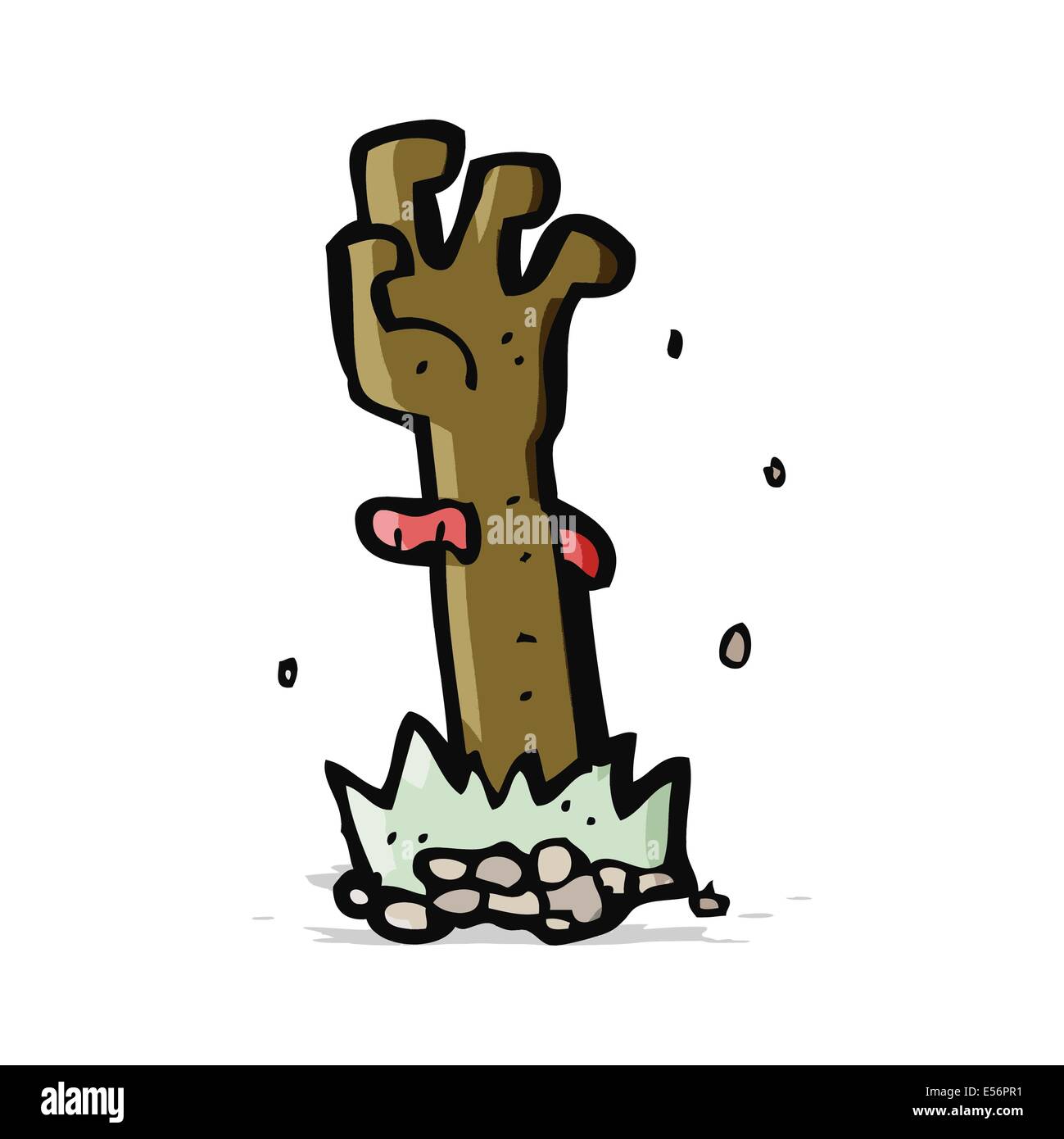 cartoon zombie hand Stock Vector Image & Art - Alamy
