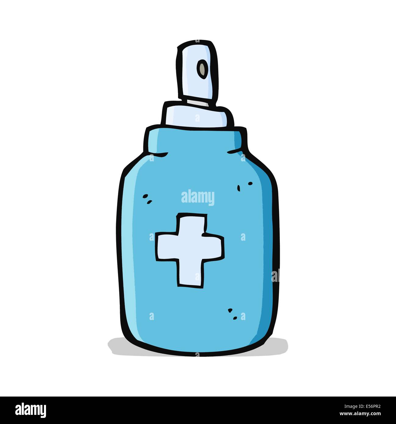 cartoon antiseptic spray Stock Vector Image & Art - Alamy