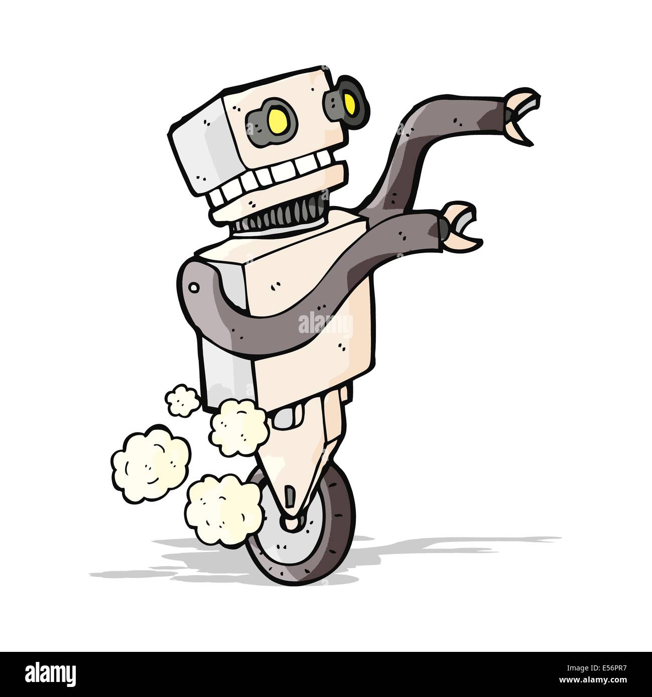 cartoon funny robot Stock Vector Image & Art - Alamy