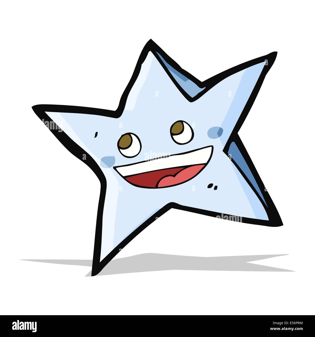 cartoon happy star character Stock Vector Image & Art - Alamy