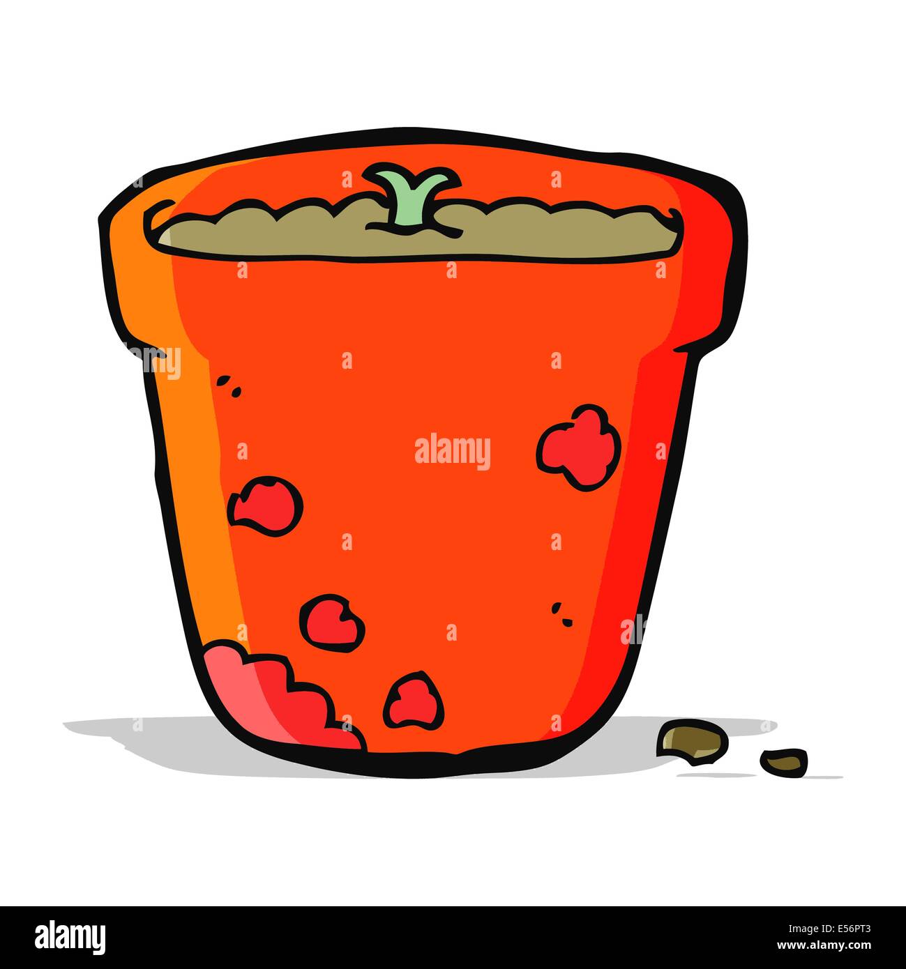 cartoon flower pot Stock Vector Image & Art - Alamy