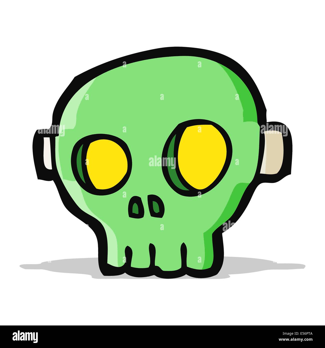 cartoon spooky skull mask Stock Vector Image & Art - Alamy