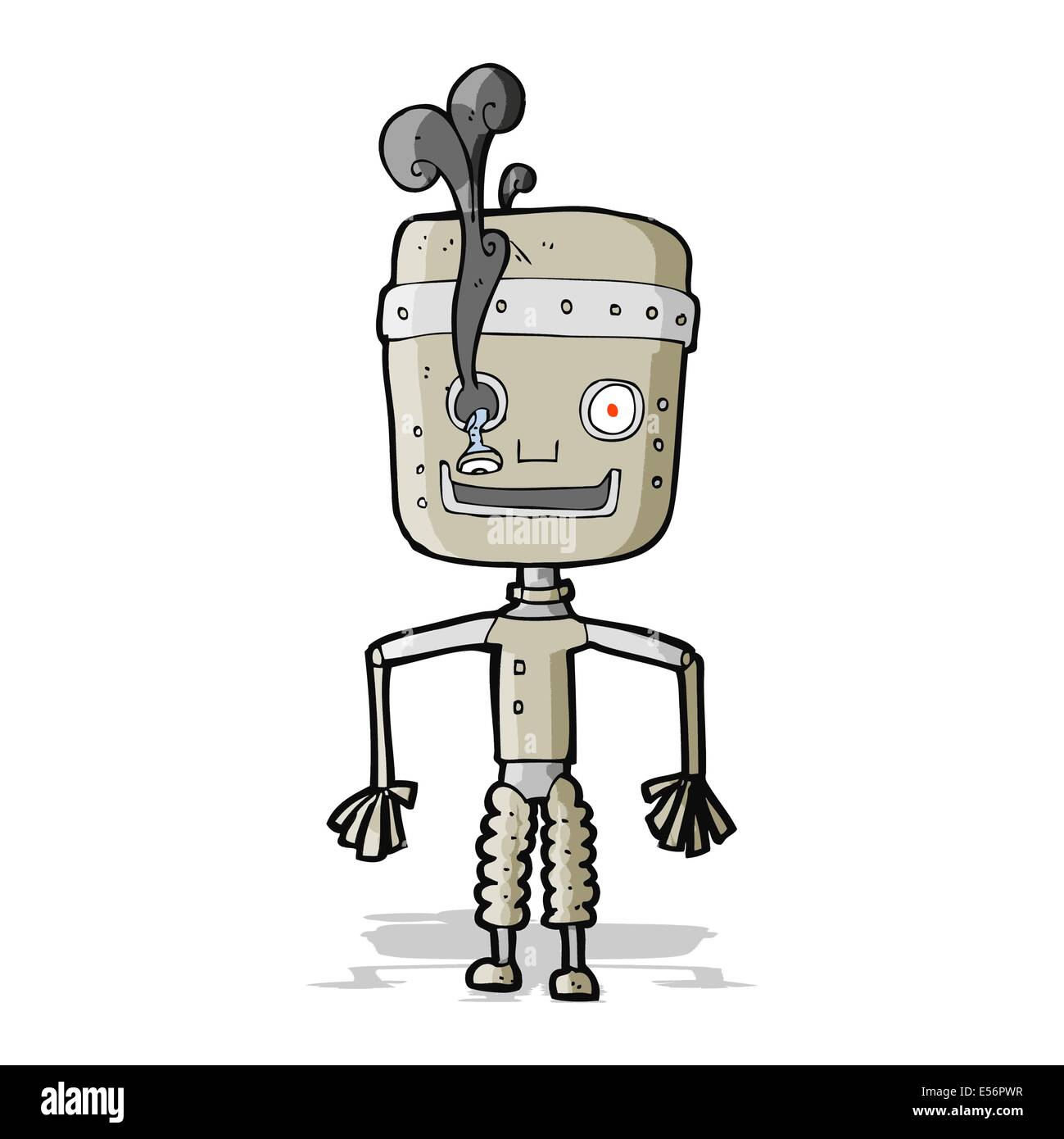 cartoon malfunctioning robot Stock Vector Image & Art - Alamy