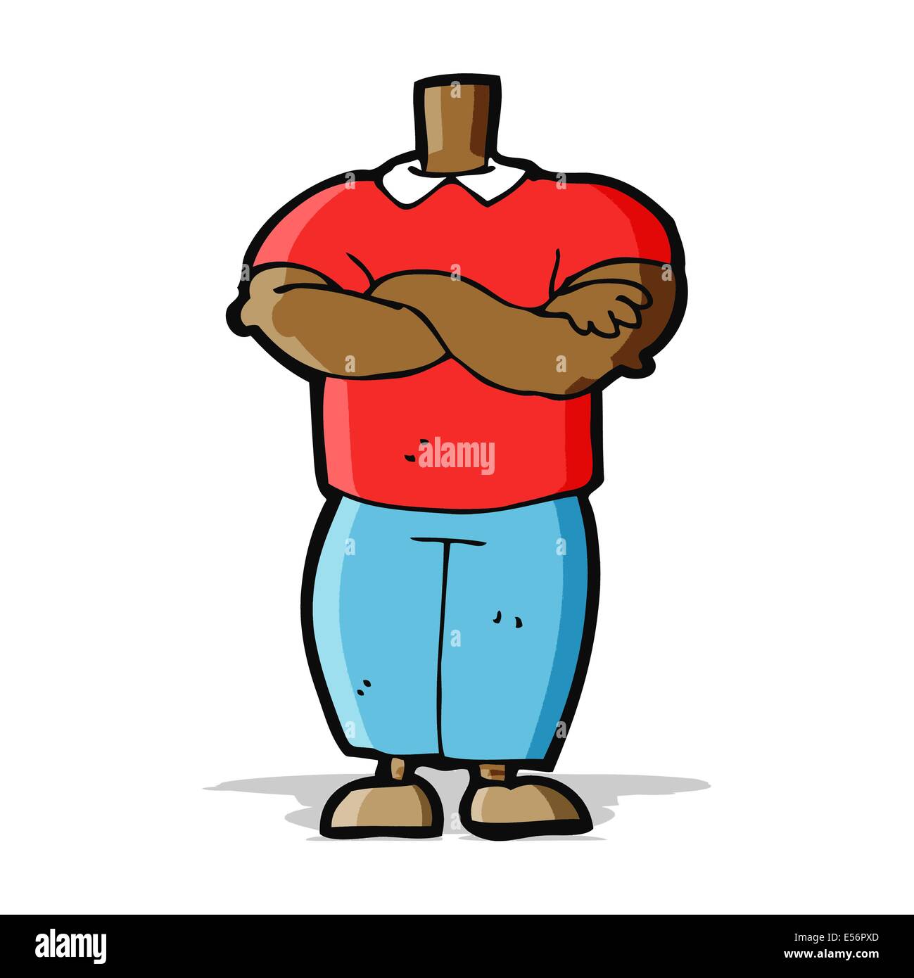 cartoon body (mix and match cartoons or add photo faces Stock Vector ...