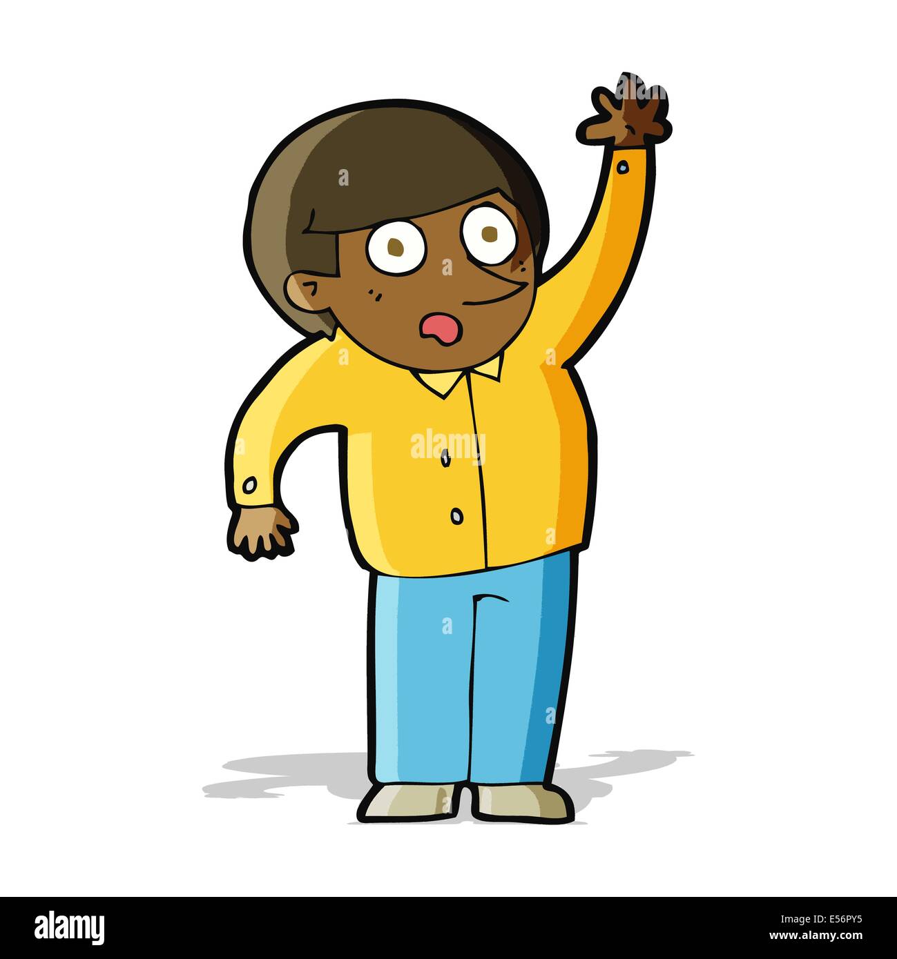 cartoon man asking question Stock Vector Image & Art - Alamy