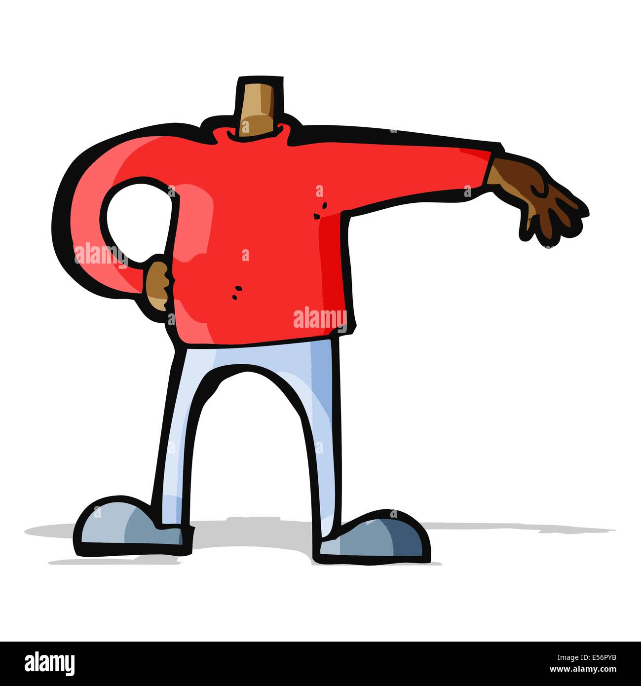 cartoon male body making gesture (mix and match cartoons or add own ...