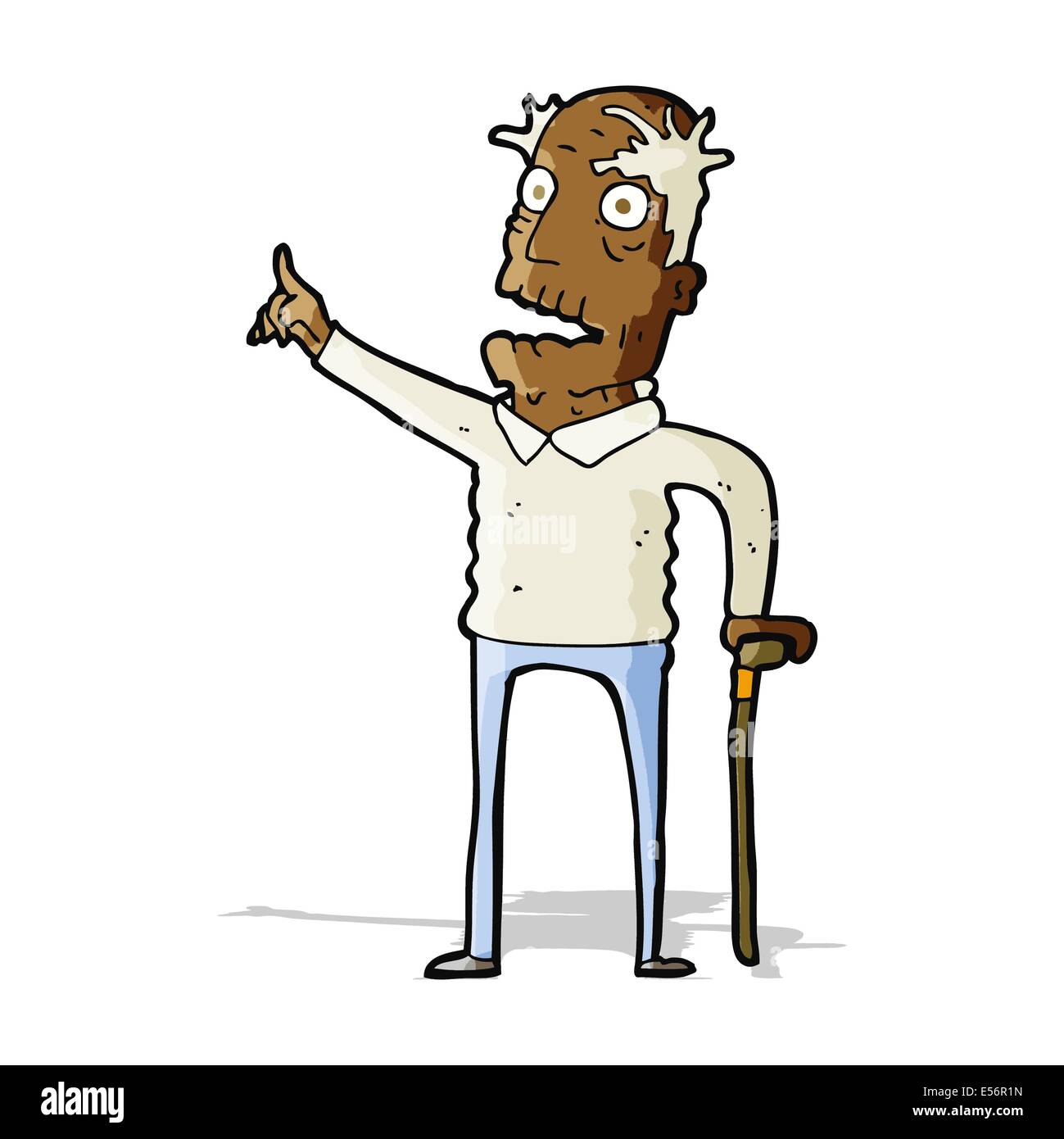 Funny crazy elderly old toothless hi-res stock photography and images ...