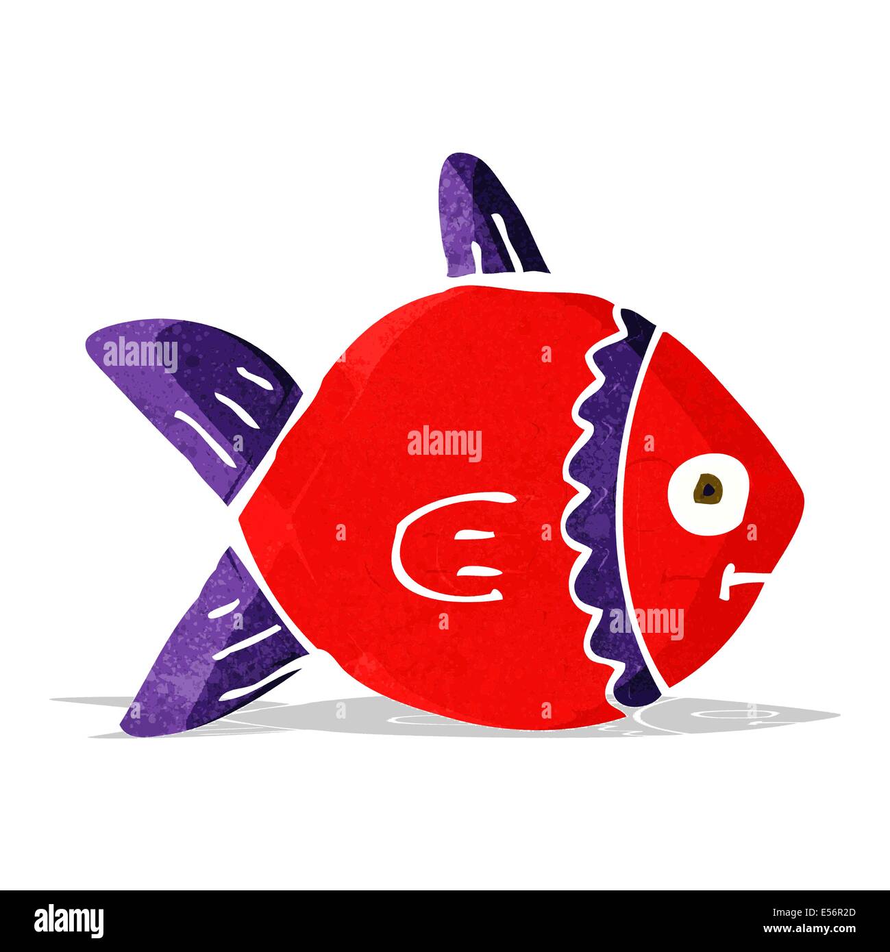 Quirky fish drawing Cut Out Stock Images & Pictures - Alamy